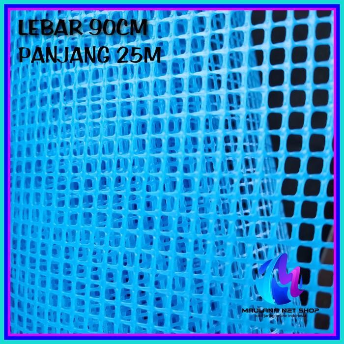 Jual Jaring Plastik HDPE Lubang Kecil Lebar 90cm Panjang 25 Meter ...