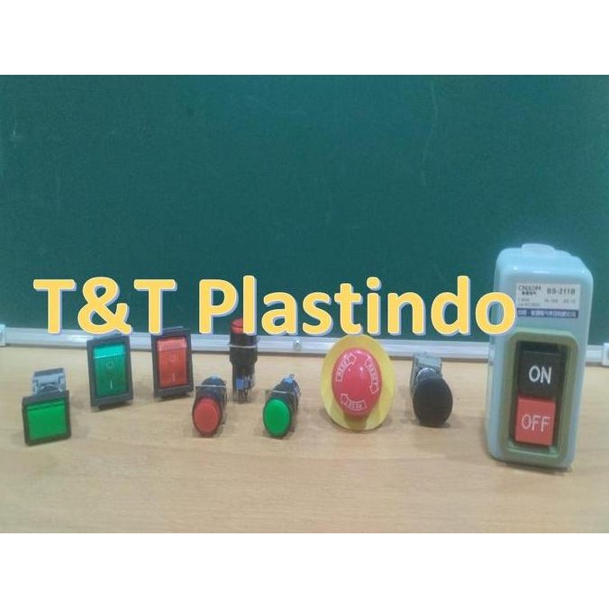 Jual Push Button Switch | 2 Pole 3Pole 4Pole 6Pole 8Pole | No Nc | On ...