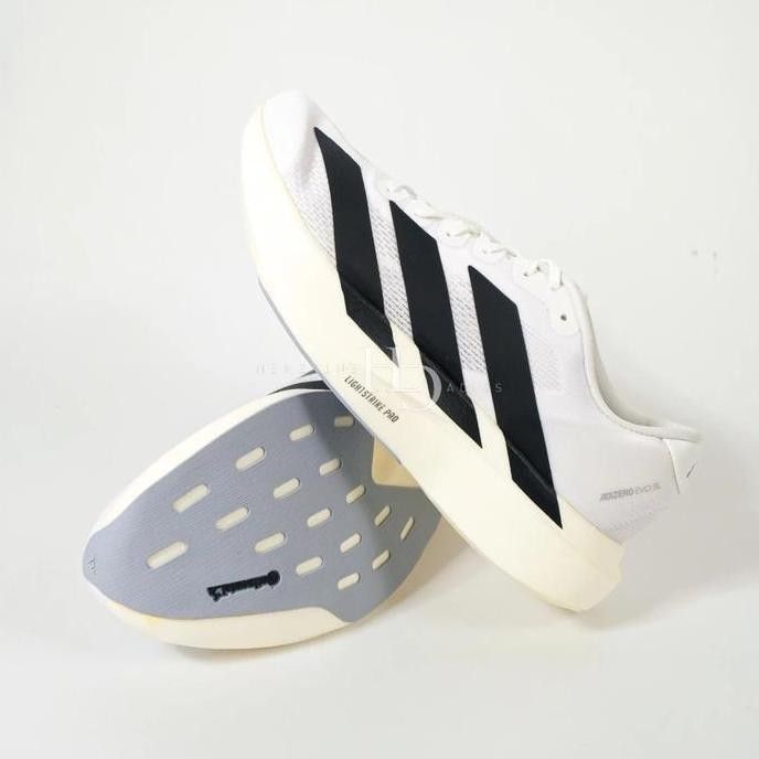Jual Adidas Adizero Evo Sl Women Running Shoes White Black Jh6208 ...