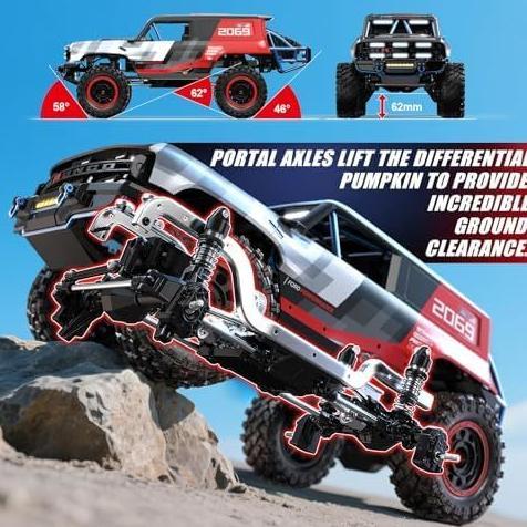 Jual MJX H12P 1/12 Ford Bronco R Brushless Rc Crawlers for Adults, Waterproof 4X4 Off-Road Rc ...