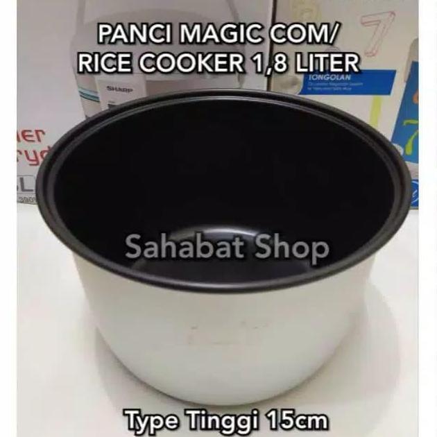 Jual Panci Magic Com Rice Cooker Miyako 1,8 Liter Tinggi 15Cm | Shopee ...