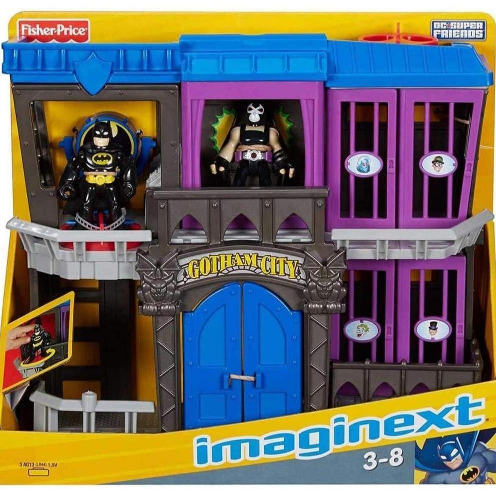 Jual FISHER-PRICE IMAGINEXT DC SUPER FRIENDS GOTHAM CITY JAIL PLAYSET ...