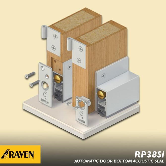Jual RAVEN Heavy Duty Acoustic Automatic Door Bottom Drop Seal RP38SI ...