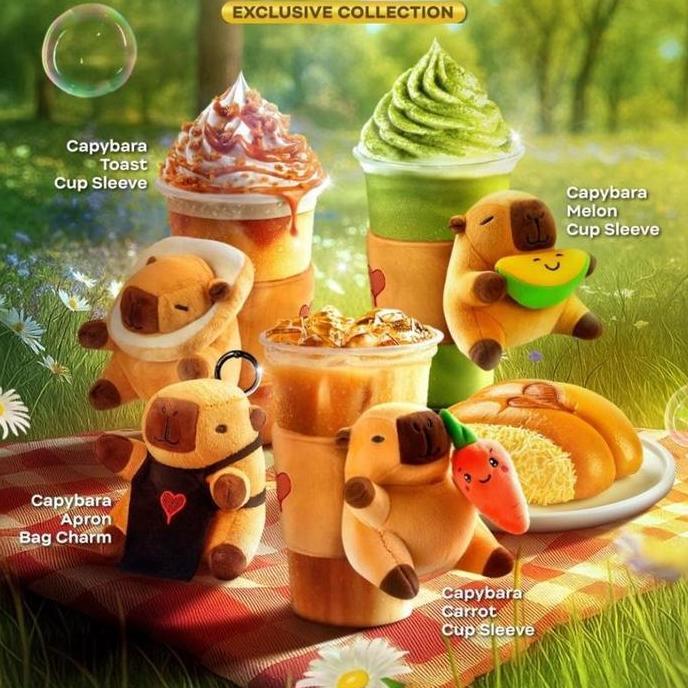Jual Exclusive Capybara Cup Sleeve, Kopi Kenangan / Kopken sleeve ...