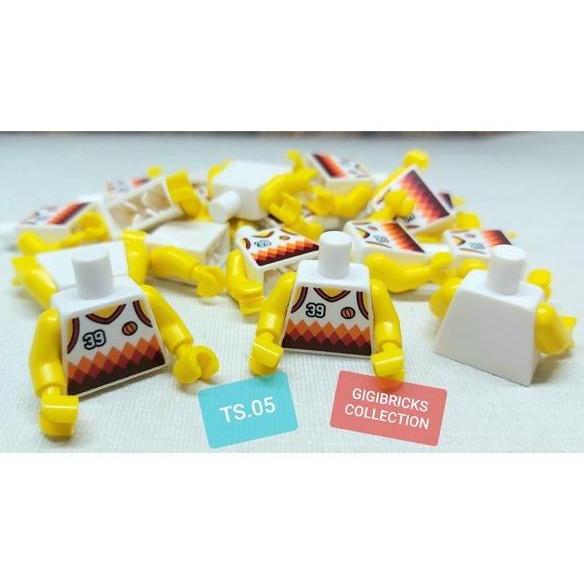 Jual Lego Part Original TS.05 973pb2736c01 White Torso Basketball ...
