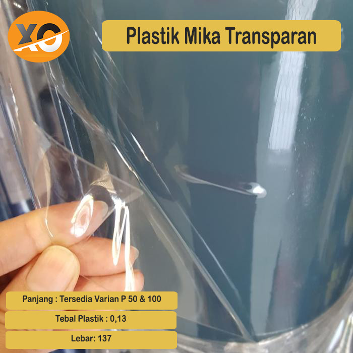 Jual Plastik Mika Transparan Lemes Tebal 0,13 Lebar 137cm Multi ...