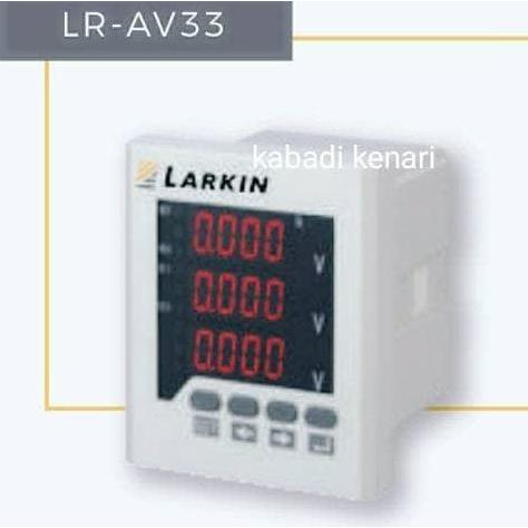 Jual VOLTAGE METERS DIGITAL AC LARKIN LR-AV33 3PHASE PANEL METER BOX ...