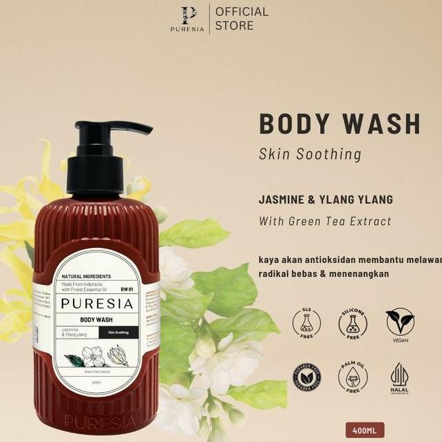 Jual Puresia Body Wash Jasmine Ylang Ylang 400Ml | Shopee Indonesia