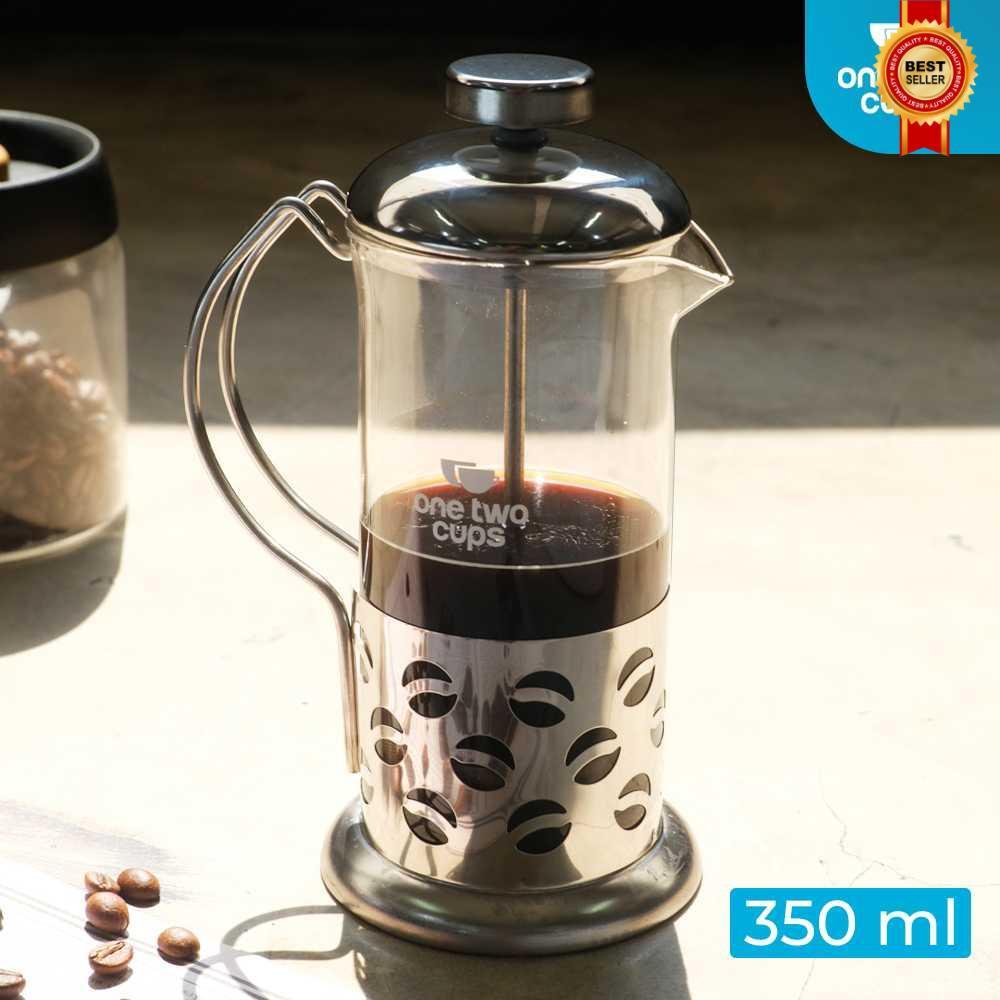 Jual One Two Cups Teko Kopi French Press Coffee Maker Pot 350ml - KG72I ...