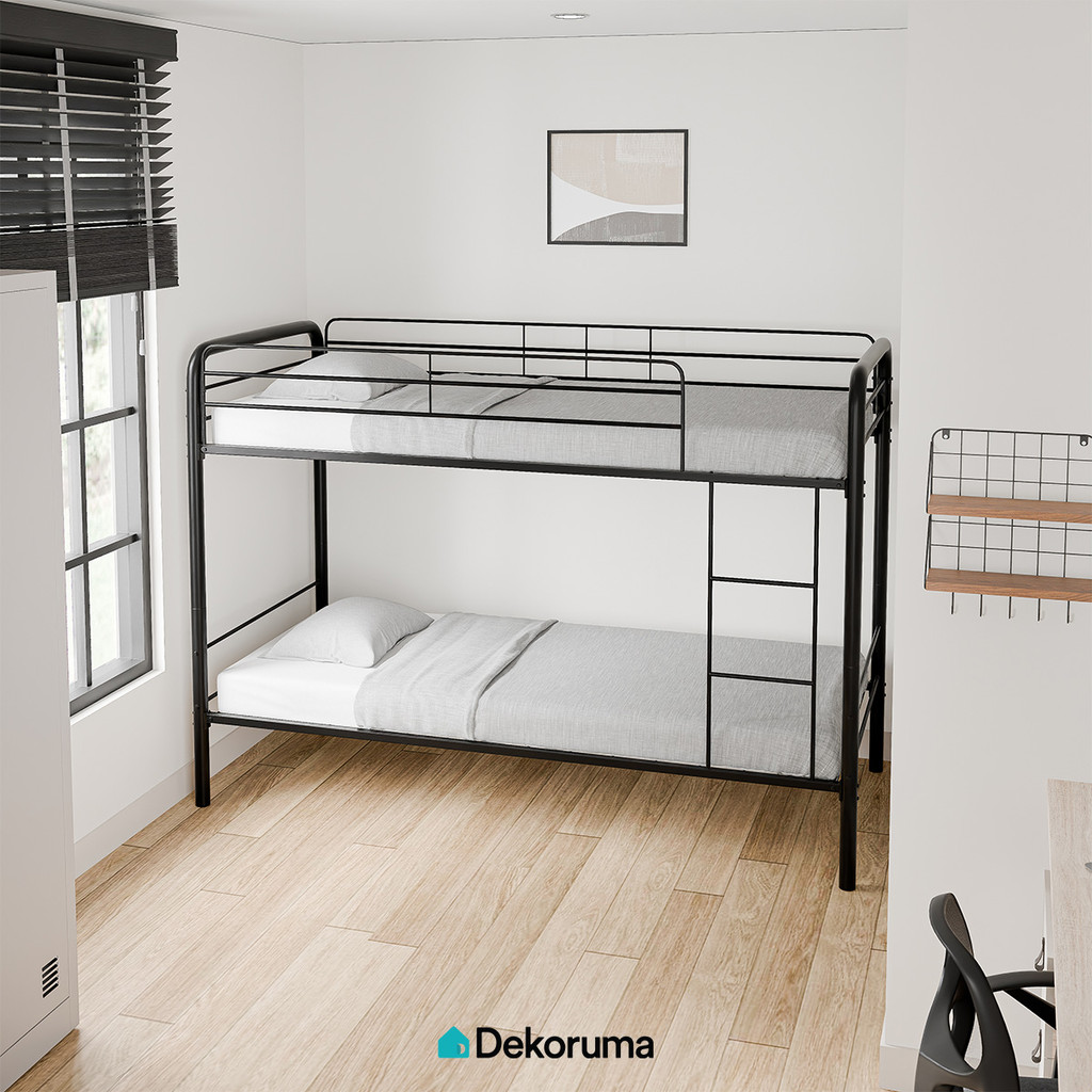 Jual Dekoruma WESTER Ranjang Anak 2 Tingkat / Tempat Tidur Susun Metal ...