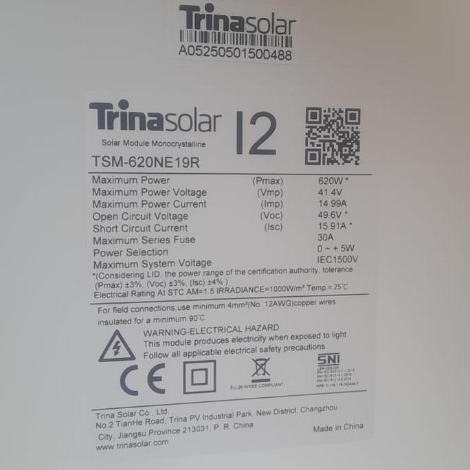 Jual Panel Surya Trina Solar 500Wp 550Wp 575Wp 590Wp 620Wp 665Wp 720Wp ...