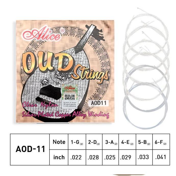 Jual Alice AOD11 Senar Gitar Gambus Oud Strings Set Isi11String ...