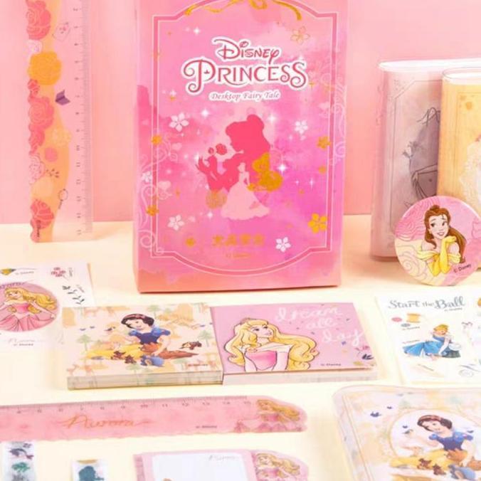 Jual Stationary Set Disney Princess Notebook Solatip Ariel Rapunzel ...