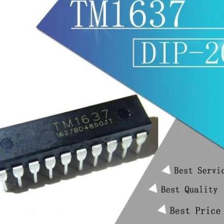 Jual CHIP IC TM1637 MODULE 7 SEGMENT DISPLAY 3642BH TM 1637 ESP32 WEMOS ...