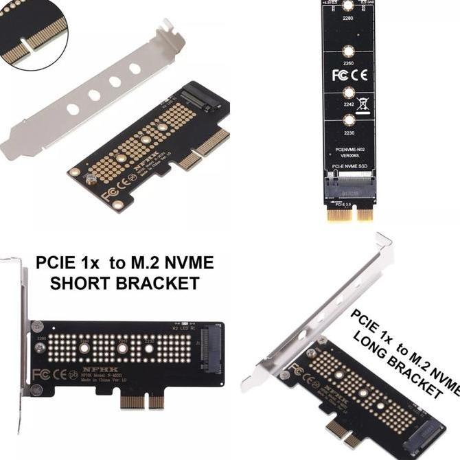 Jual New- PCIE X1 X4 TO M.2 NVME ADAPTER SSD M2 ADAPTER ADAPTOR ...