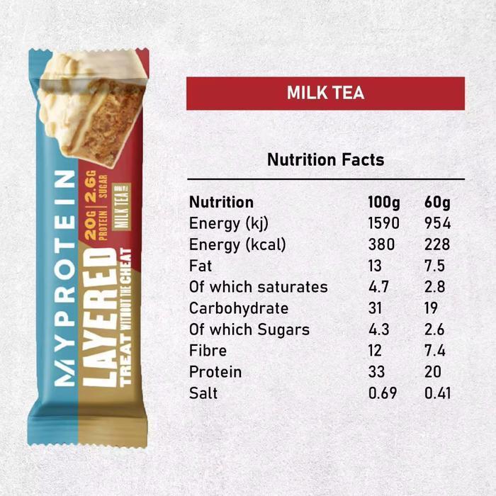 Jual Myprotein Layered Protein Bar 60gr x 12 Bars | Shopee Indonesia