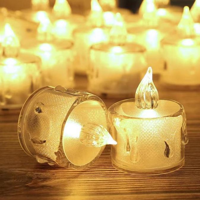Jual New- lilin led elektrik mini christmas ornamen natal lampu Tea ...