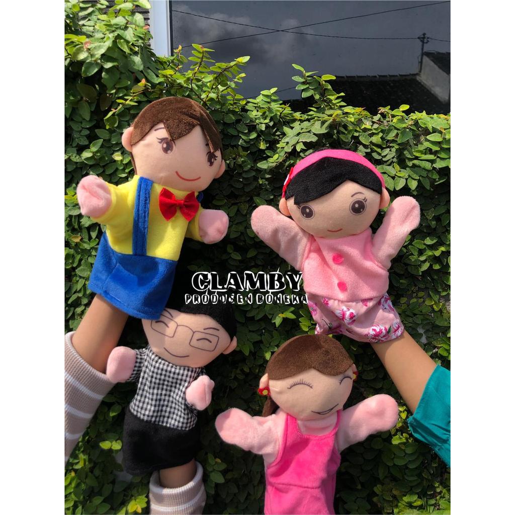 Jual Boneka Tangan Karakter Keluarga / Handpuppet Family Brother Sister ...