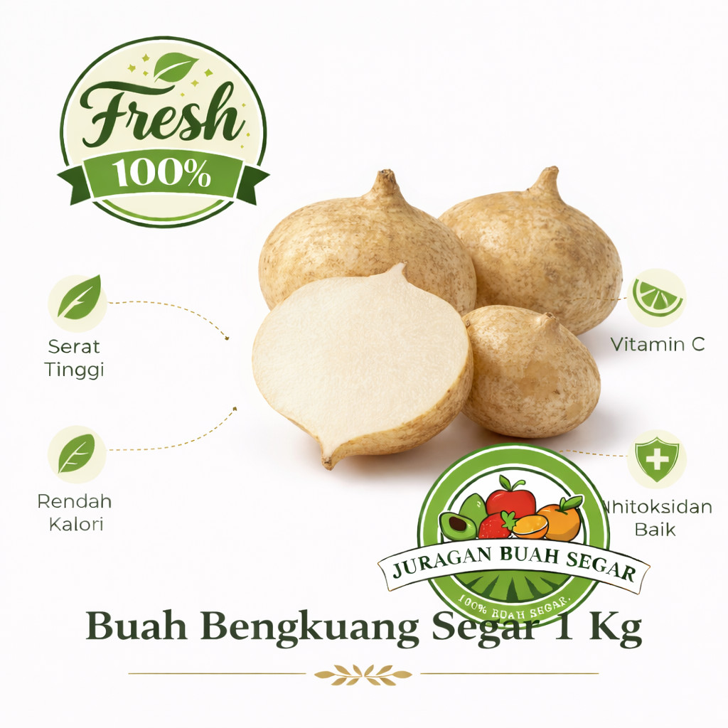 Jual Bengkoang Segar Manis Renyah 1 Kg | Shopee Indonesia