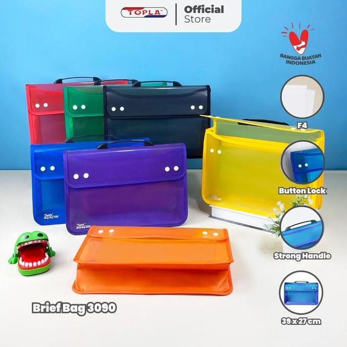Jual Trapp- Topla Map Dokumen Tas Brief Bag 3090 Tas Dokumen Kancing ...