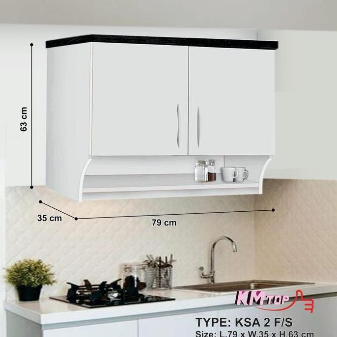 Jual Saveulti- Kitchen Set Atas Minimalis / Rak Gantung Dapur / Rak ...