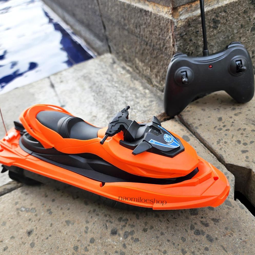 Jual LARISS Rc JET SKI mainan remote Control kapal motor Boat Kapal ...
