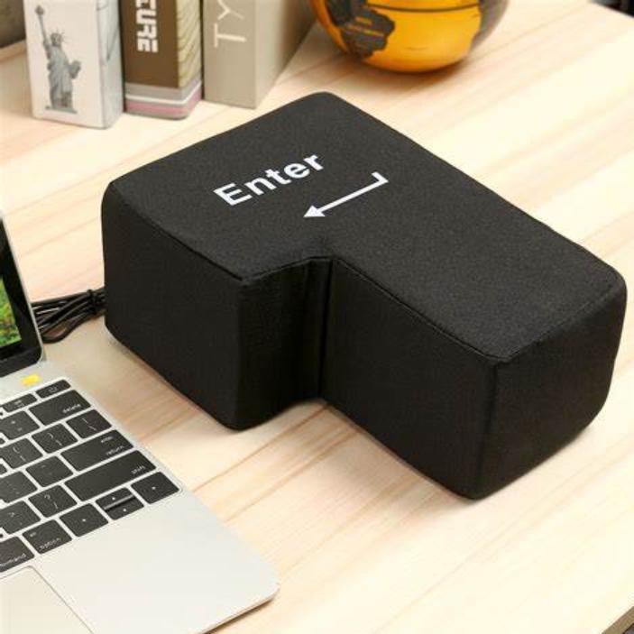 Jual BIG ENTER JUMBO USB, bantal ENTER, PENGHILANG STRESS USB ...