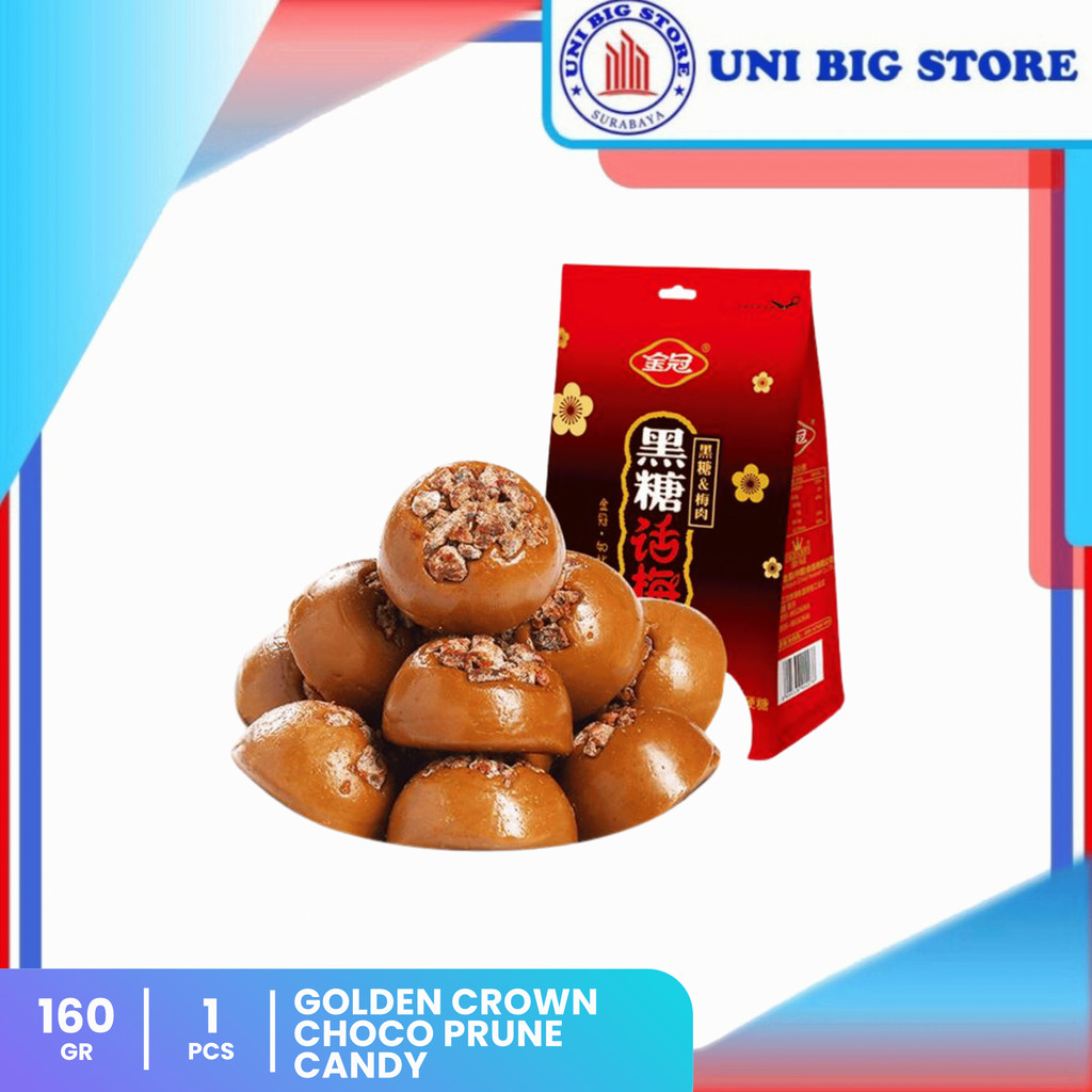 Jual Golden Crown Choco Prune Candy Brown Sugar Permen Prun Gula Merah ...