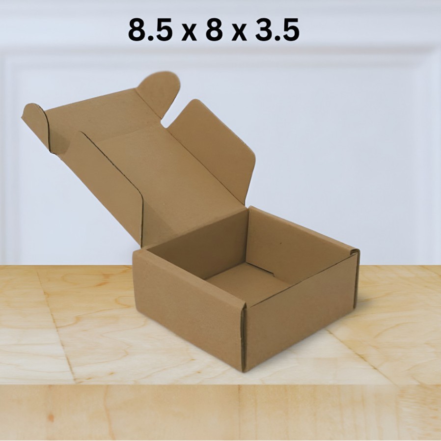 Jual A. KARDUS PACKING UKURAN 8.5 x 8 x 3.5 CM KUAT DAN RAPI | Shopee ...