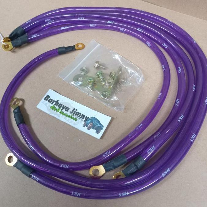 Jual Kabel Grounding Racing Set 5Pcs Jimny Katana Penyetabil Arus Murah ...