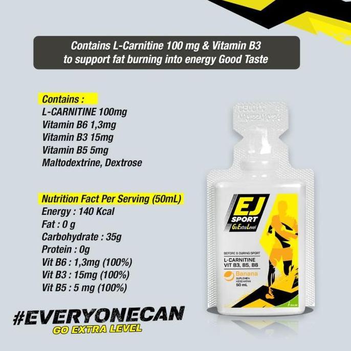 Jual Sport Gel ExtraJoss GU Energy EJ Olahraga Supplement Sepeda Lari ...