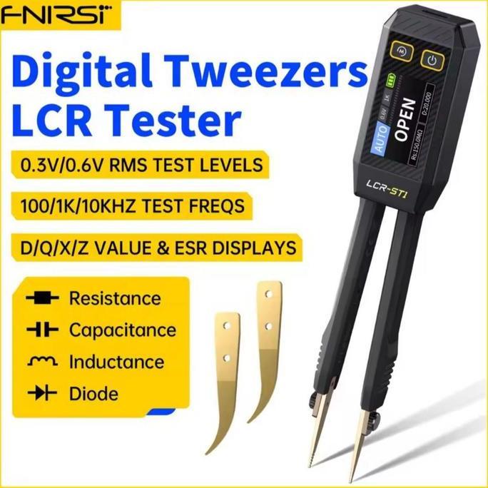 Jual RORONOA- FNIRSI LCR-ST1 Mini Smart Tweezer LCR SMD SMT ESR Tester ...