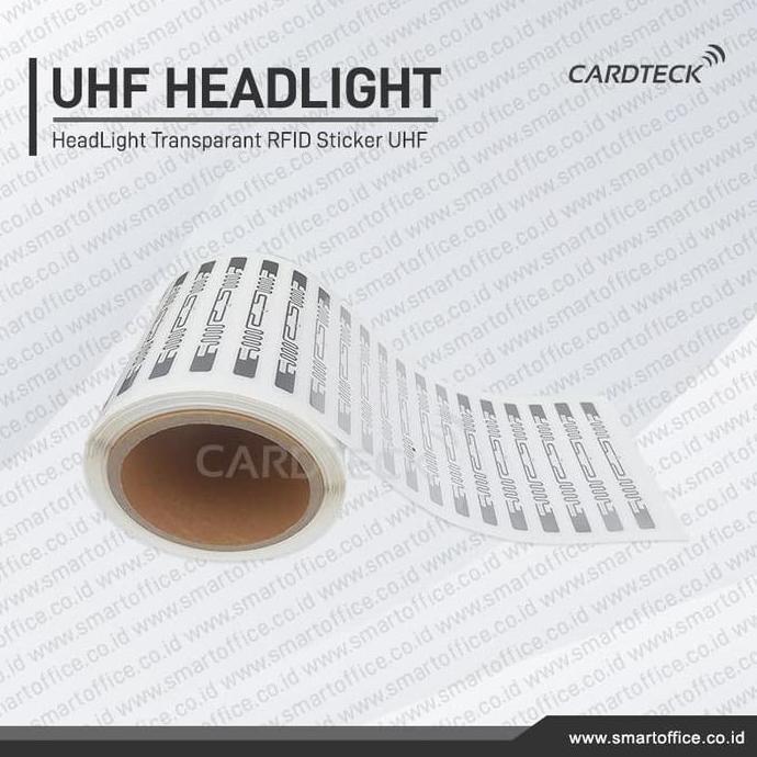 Jual CLOUD- UHF Sticker HeadLight Transparant ElectroStatic RFID ...