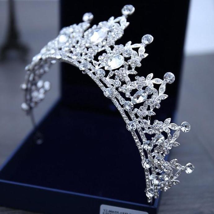 Jual Mahkota Gemini Tiara Crown Sanggul dan Hijab Akad Wedding Pesta ...