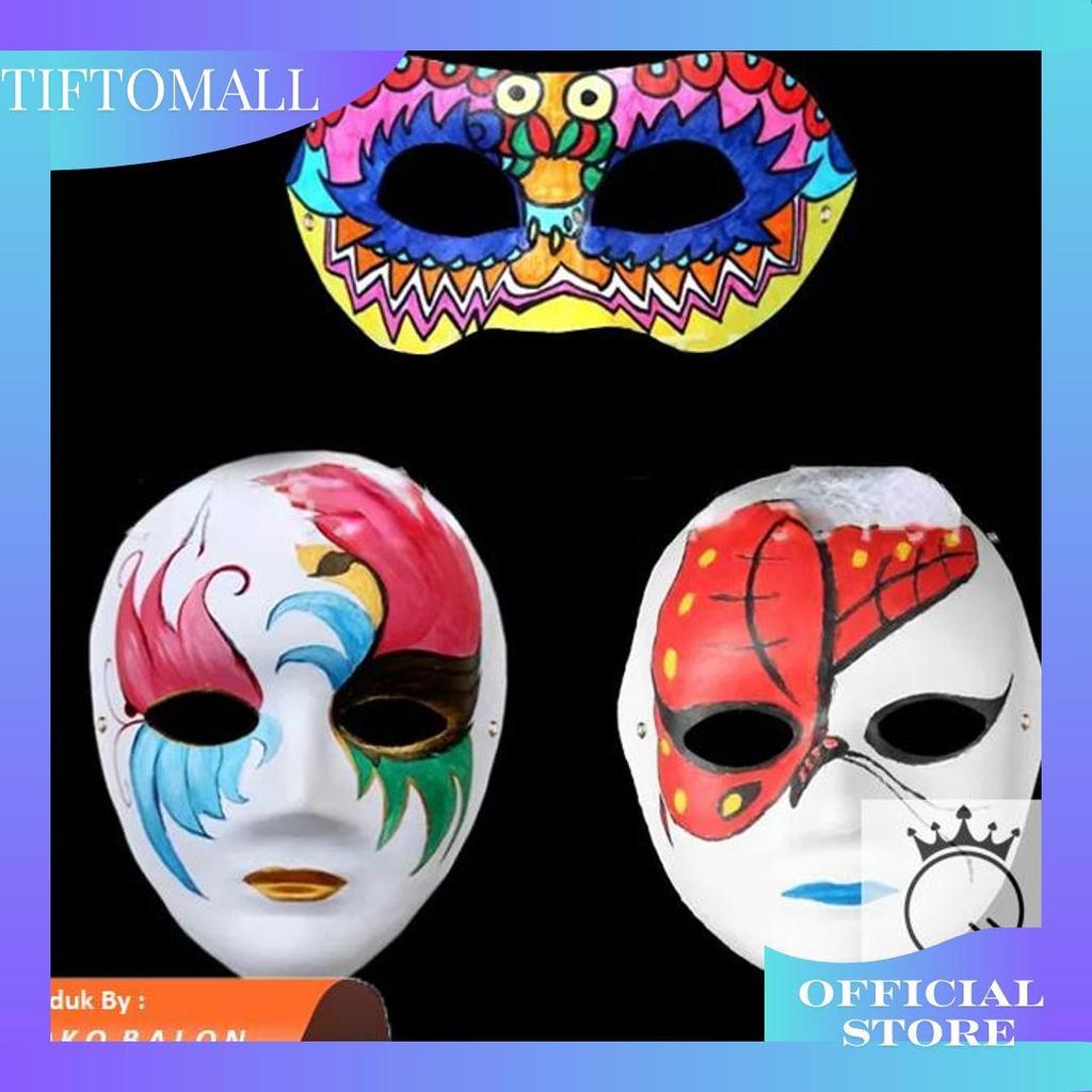 Jual Topeng Polos Diy / Topeng Halloween / Mask Party / Topeng Polos ...