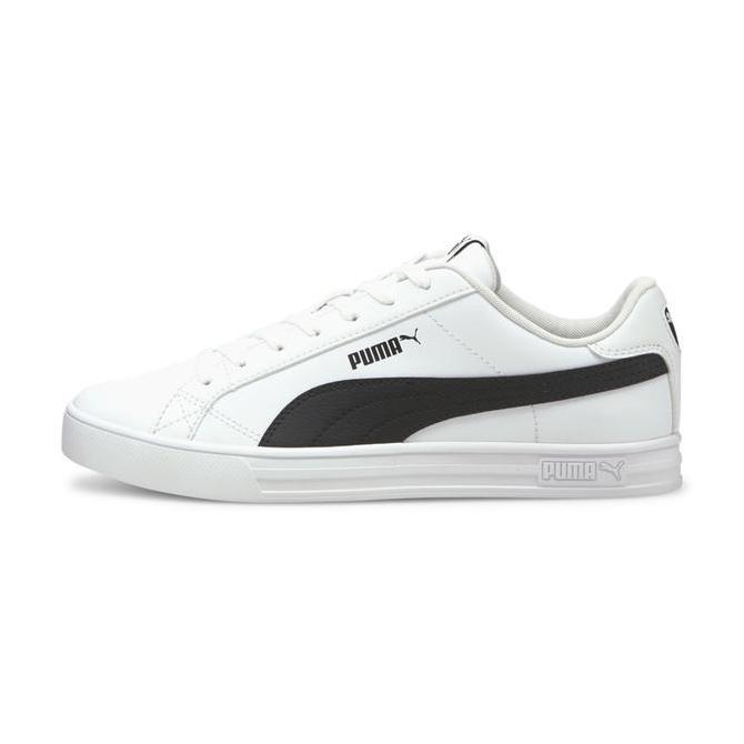 Jual PUMA Sepatu Training Smash Vulcanised V3 Low White-Black | Shopee ...