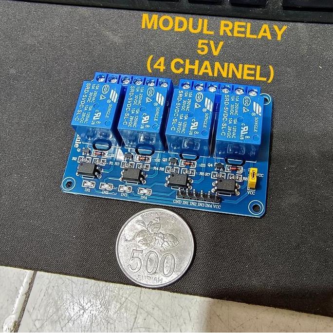 Jual =+=+=+] Kit Modul Relay 5V 4Ch / Module 5 Volt 4 Channel Arduino ...