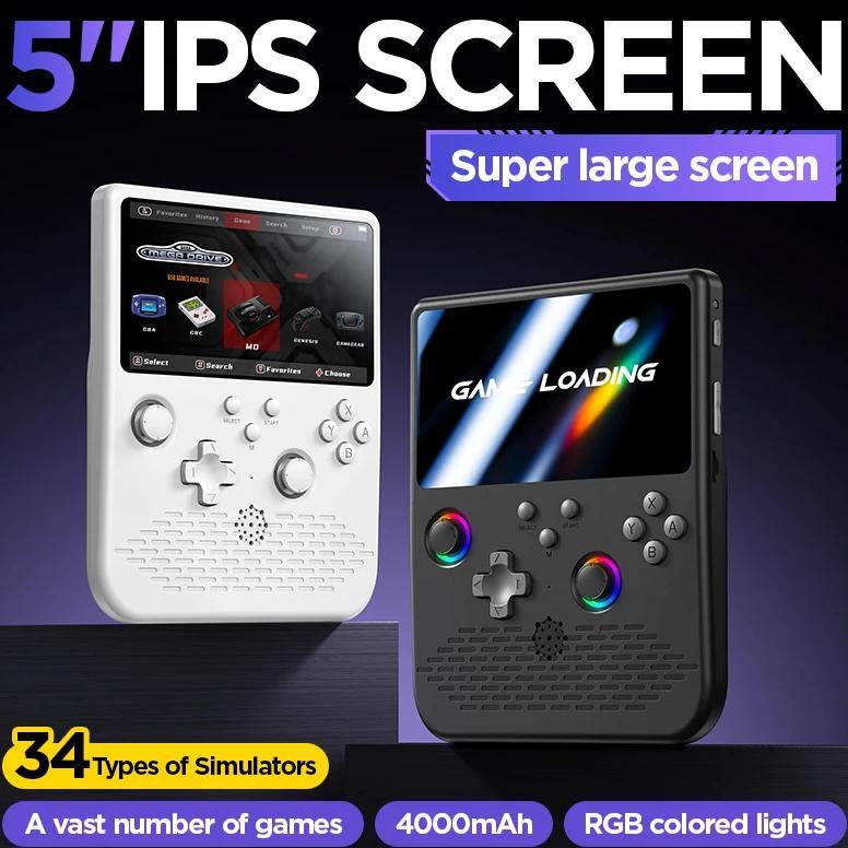 Jual Portable Retro Gaming Console H5 Handheld Game Player 5 Screen 64G ...