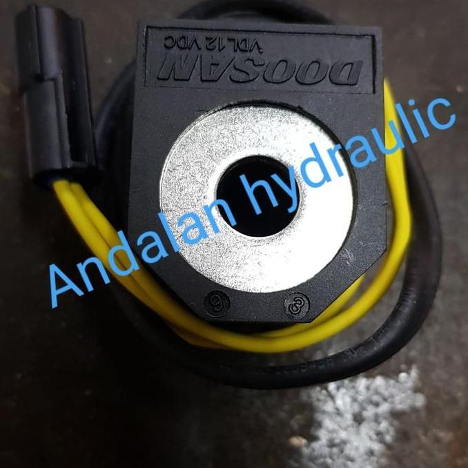 Jual New Hydraulic Coil Solenoid Doosan Dc12 Volt | Shopee Indonesia