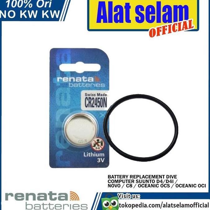 Jual Battery Replacement Kit Suunto D4 D4i Novo C8 Oceanic OCS / OCI ...