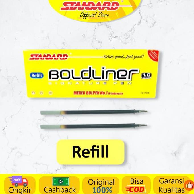 Jual Standard - Refill Pulpen Boldliner 1.0 ( Isi Pulpen / Pena ...