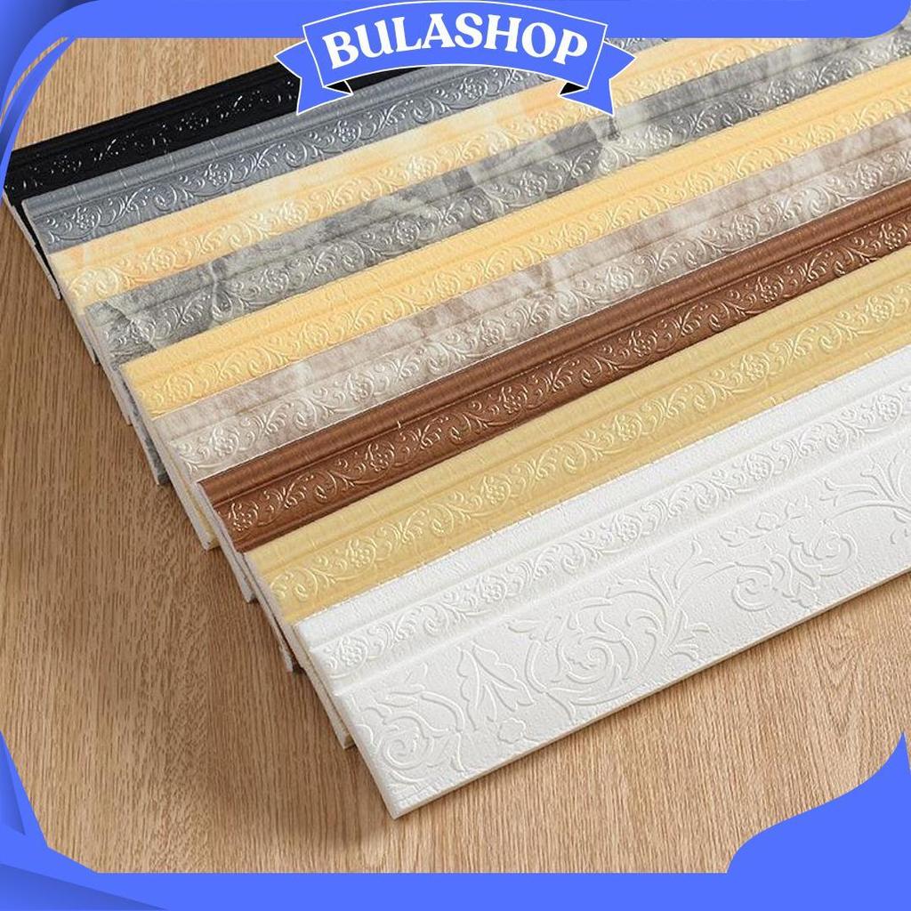 Jual [ New ] Wall Border List Foam 3D 8Mm Wallpaper Tebal List Dinding ...