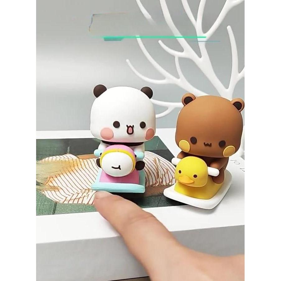 Jual Ornamen Mobil Mainan Yier And Bubu Boneka Desktop Panda Satu Dan ...