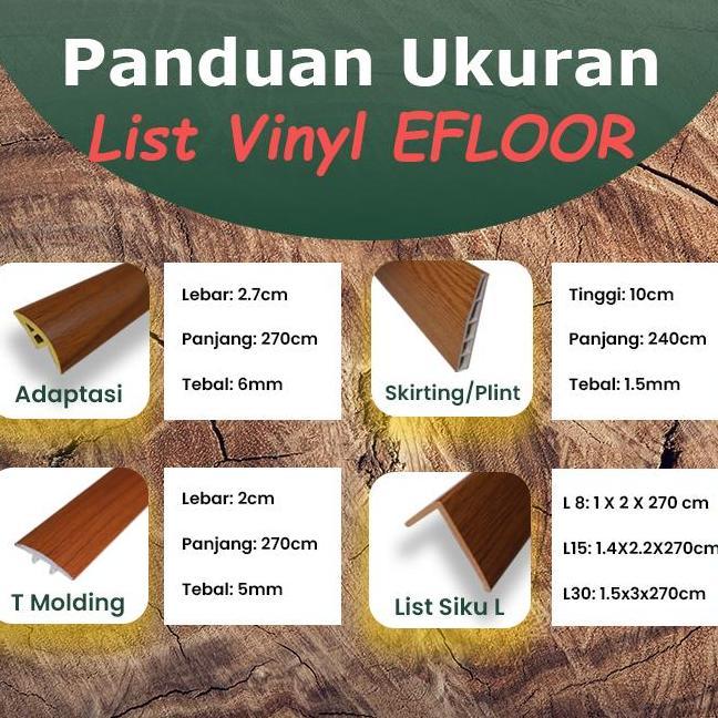 Jual List Aksess Lantai Vinyl Lengkap List Siku L List Adaptasireduser ...