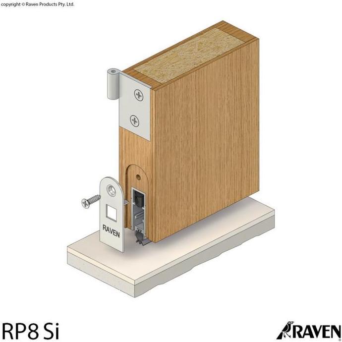 Jual RAVEN Acoustic Automatic Door Bottom Drop Seal RP8SI 600mm Seal ...