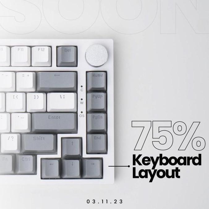 Jual Ajazz AK820 AK-820 Monochome Wired Mechanical Gaming Keyboard AK ...