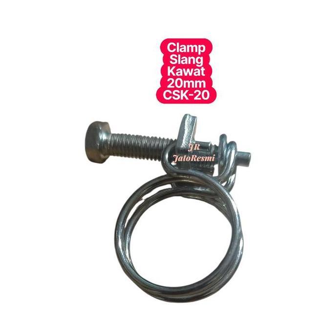 Jual Open DS] Clamp Slang Kawat 20mm CSK-20 Segel Selang 20mm | Shopee ...