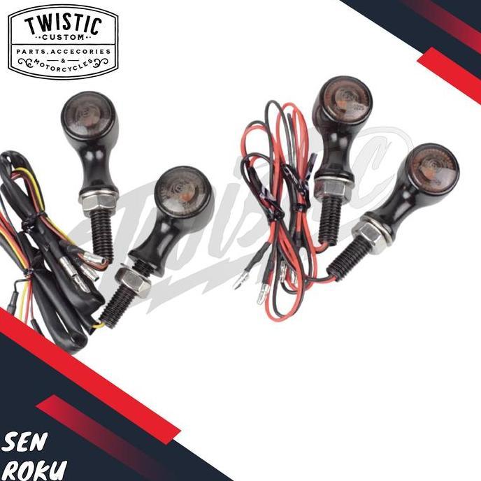 Jual Promo Lampu Sen Sein Stoplamp Rem Belok LED 3 in 1 Roku Motor W175 ...