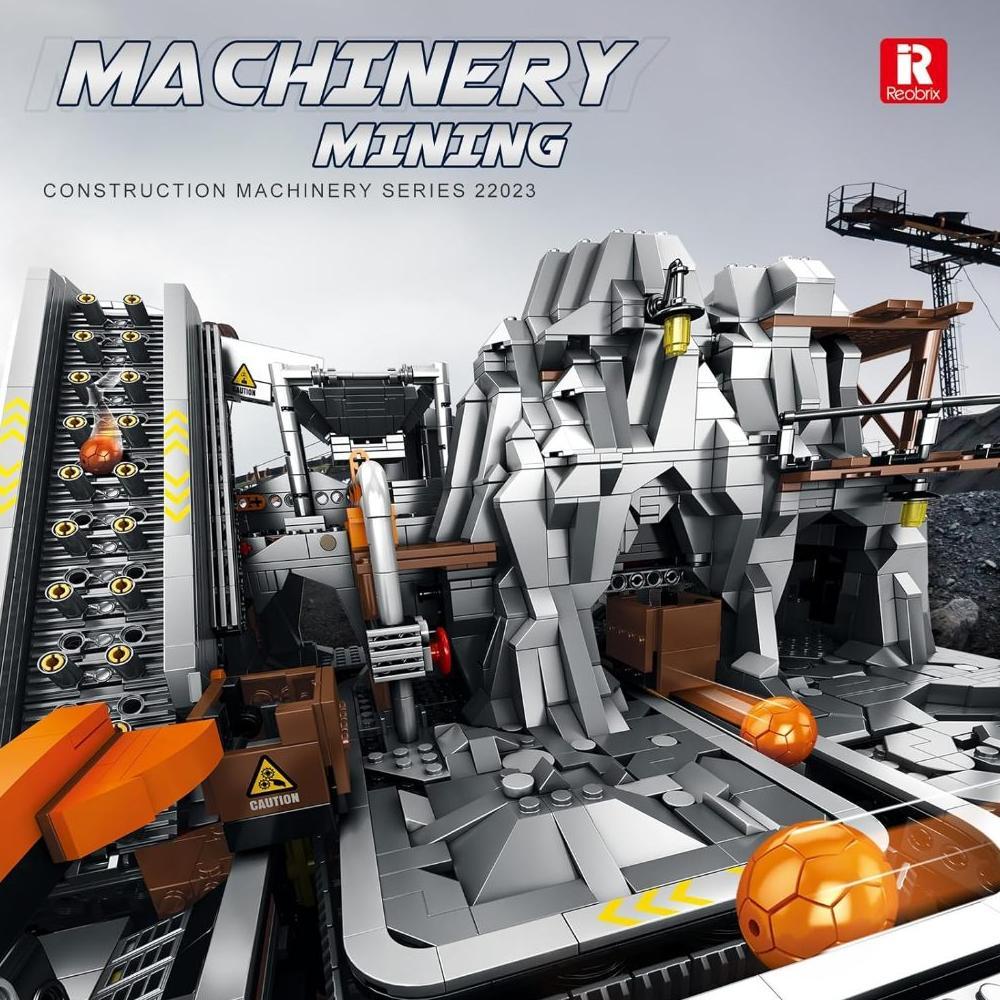 Jual Reobrix Electric Mining Machine Building Set with Dual Motors and ...