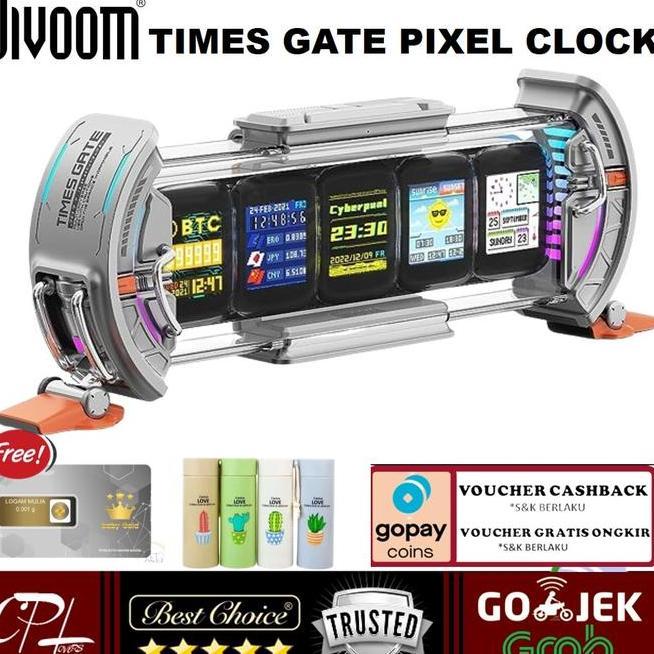 Jual Divoom Times Gate Pixel Art Informative Display Innovative Clo ...